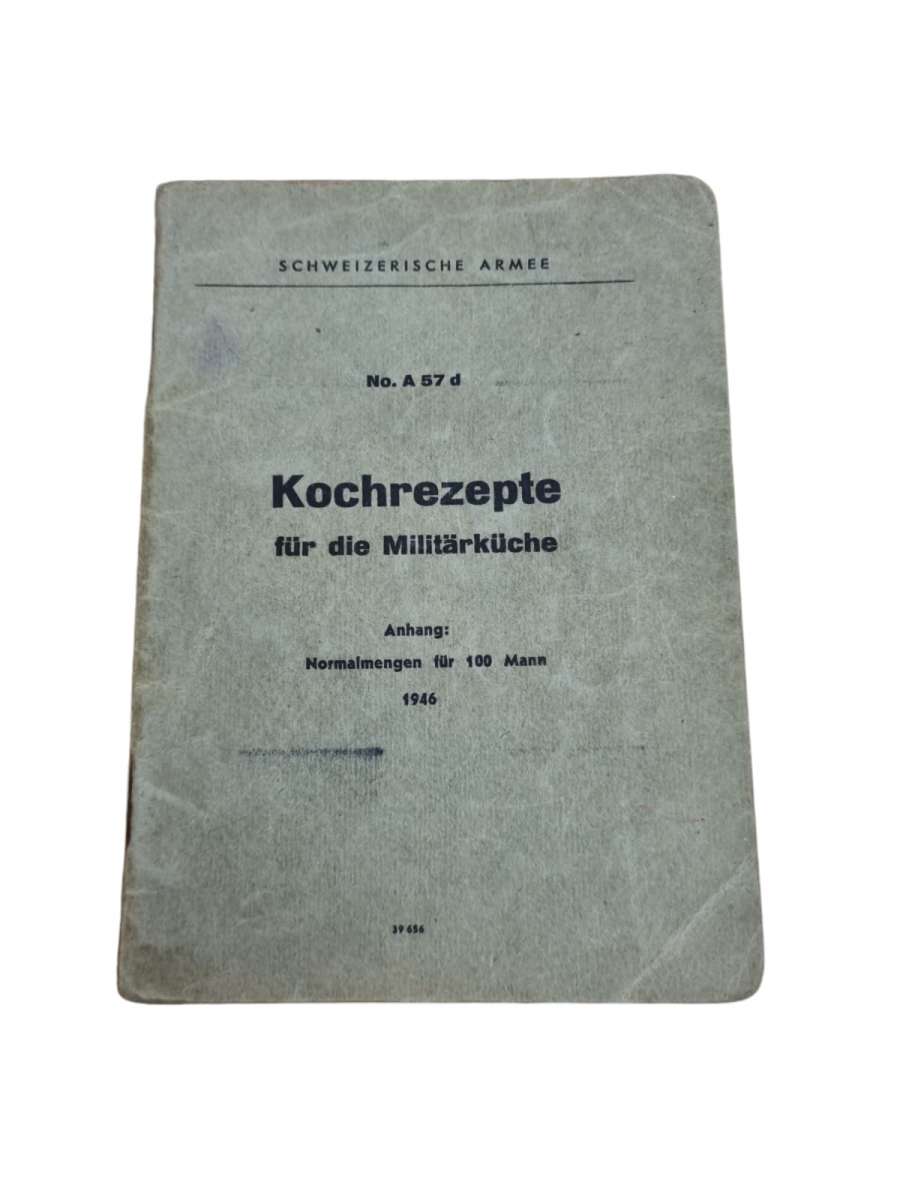Schweizer Armee Kochrezepte für die Militärküche | Zubehör | Schweizer ...