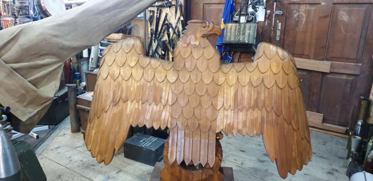 Adler / Original Parteiadler aus Holz geschnitzt | Zubehör | Wehrmacht ...