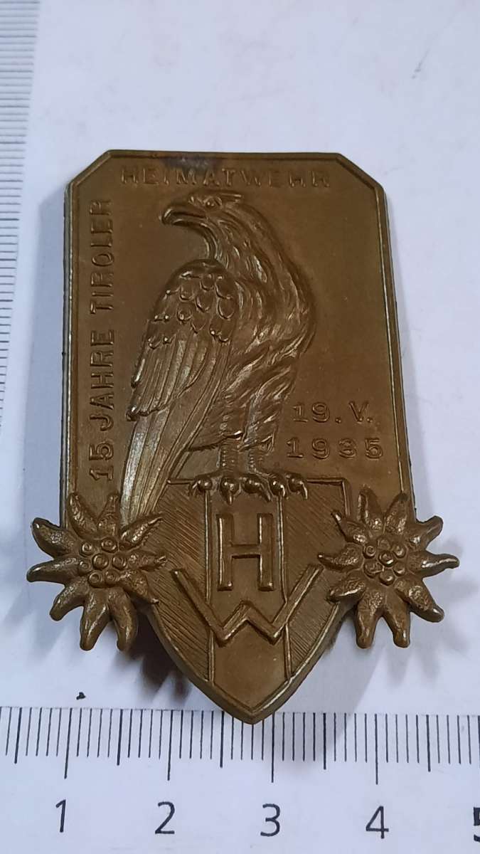 Abzeichen 15 Jahre Tiroler Heimwehr | Orden | Drittes Reich | military ...
