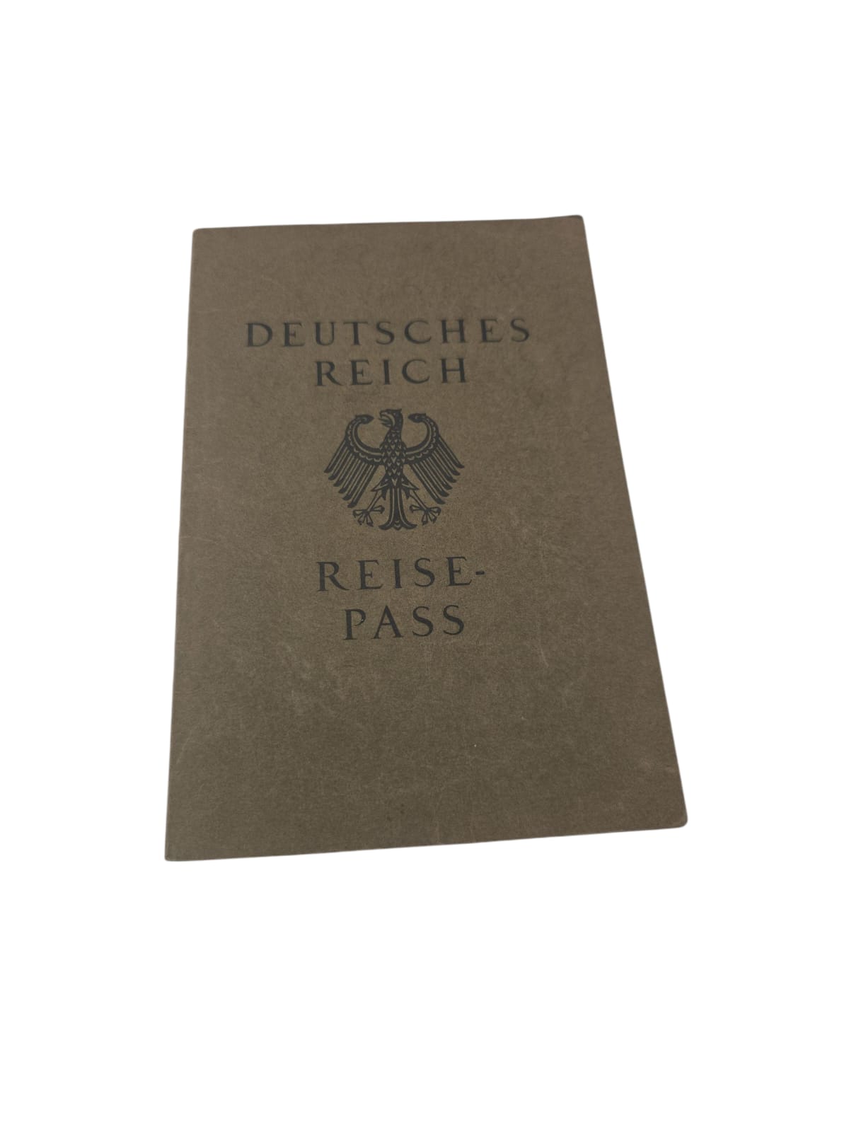 Deutsches Reich Reise-Pass | Auszeichnungen / Büsten / Bilder / Adler ...