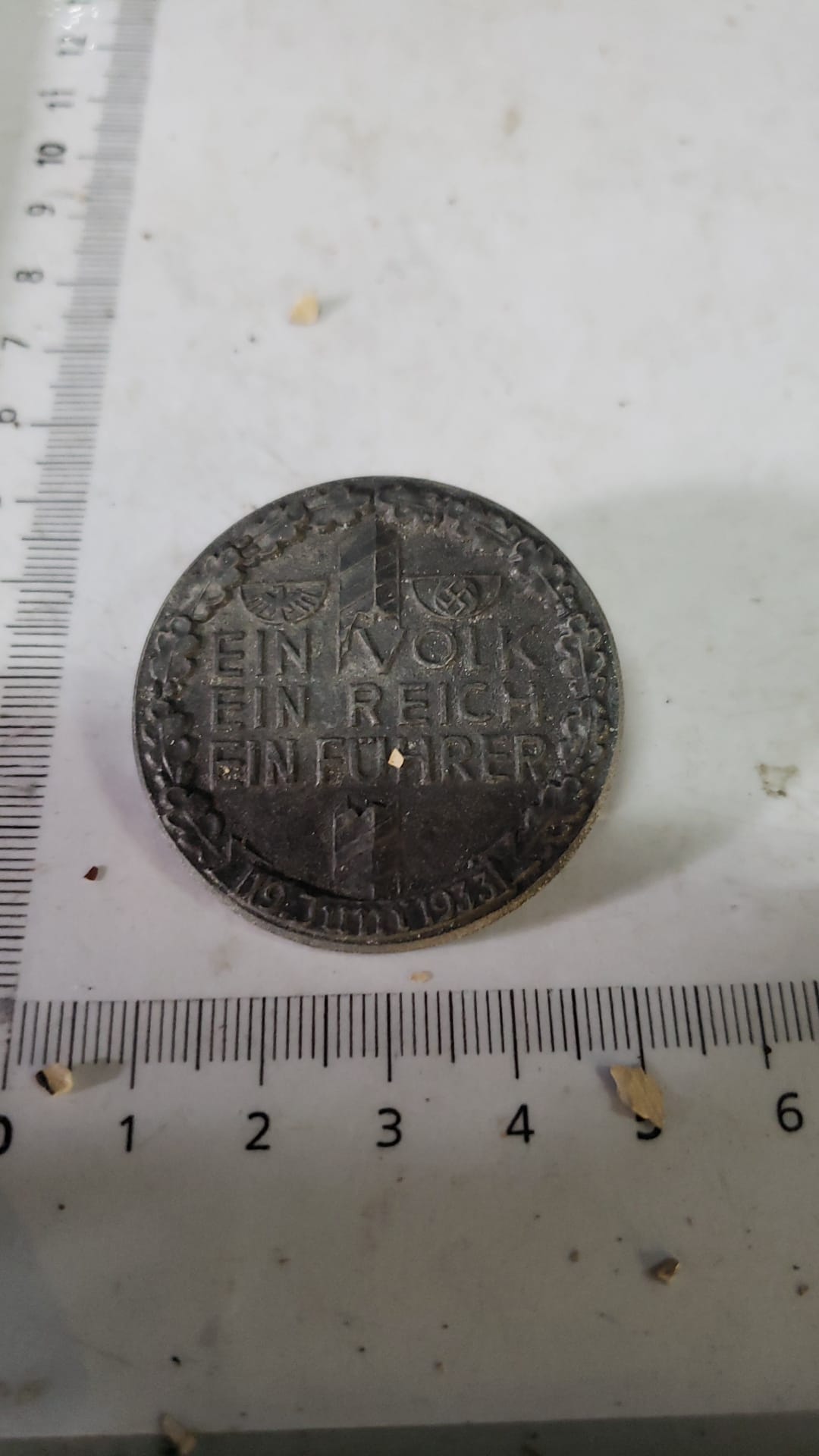 Plaquette Ein Volk ein Reich ein Führer | Auszeichnungen / Büsten ...