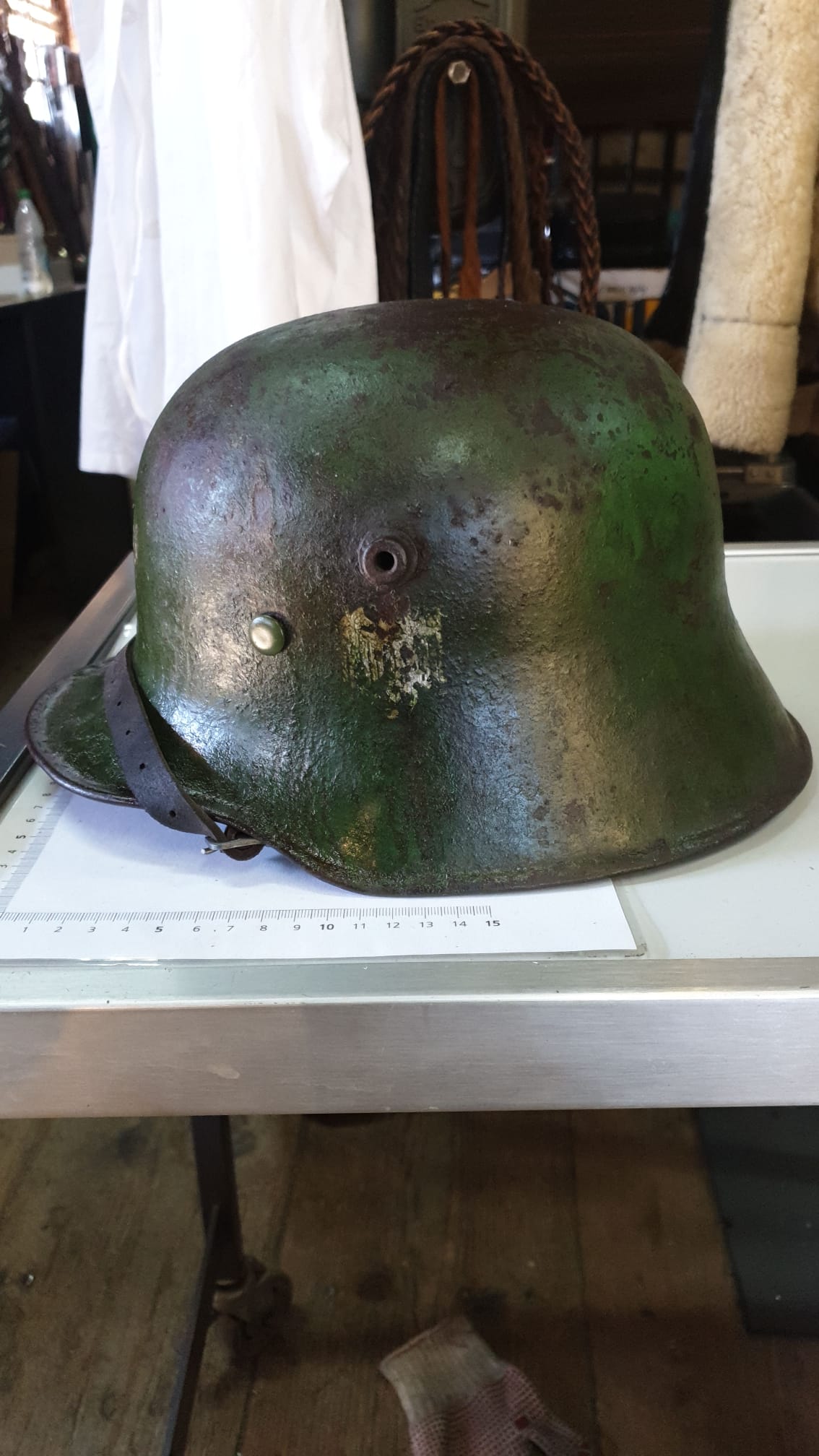Orginal Helm 1.Wk wurde von der Wehrmacht übernommen | 1. Weltkrieg ...