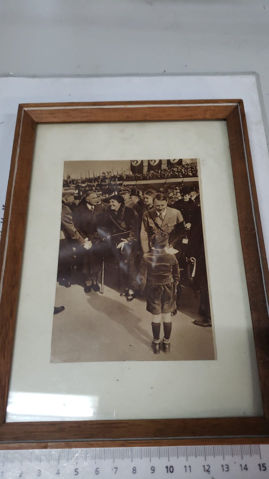 Original Adolf Hitler Bild 17x23cm | Auszeichnungen / Büsten / Bilder ...