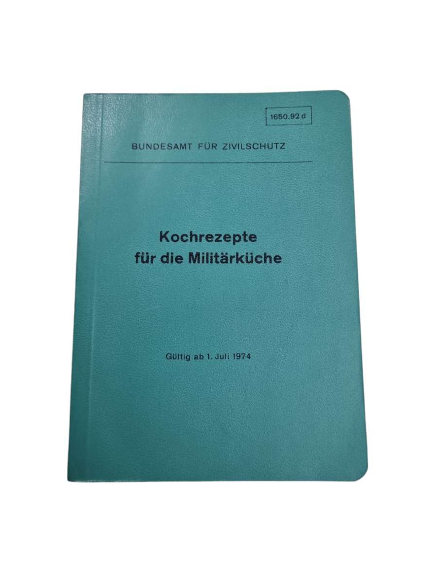 Schweizer Armee Kochrezepte für die Militärküche | Zubehör | Schweizer ...